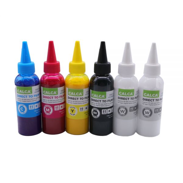 One set (CMY BK 2Wh) of CALCA Direct to Transfer Film Ink for Epson ...